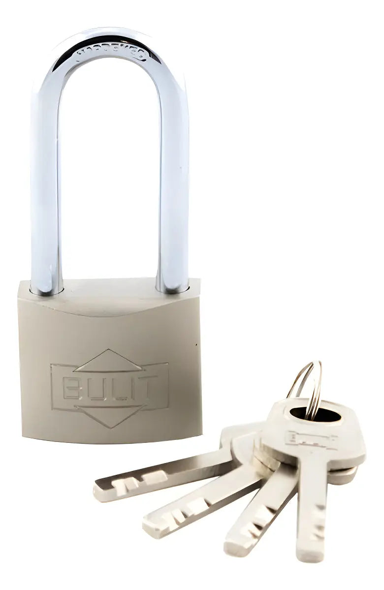 Candado Bulit Reforzado Acero Niquelado N° 30 Aro Largo - CRAFTERS